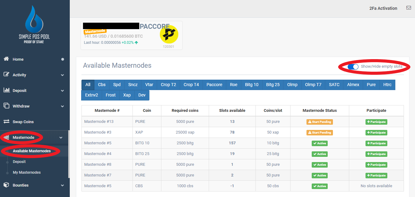 $PACをSimplePosPool（SPP）でマイニングする方法 | 仮想通貨やってみた（ビットコインとアルトコインランキング）